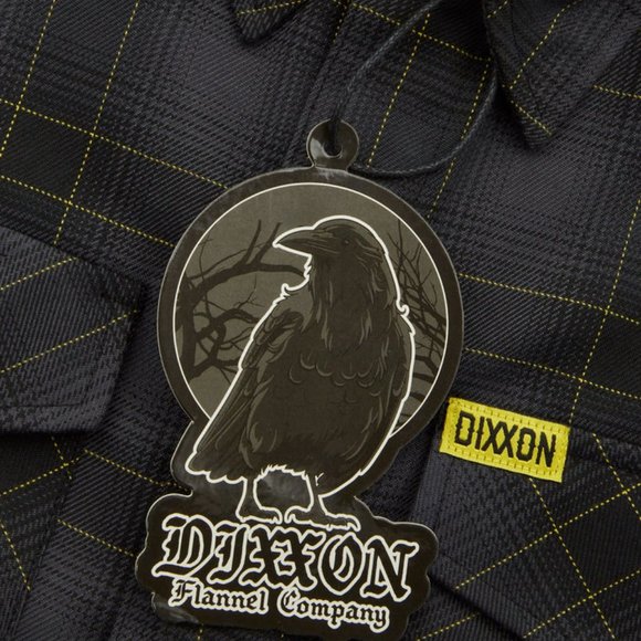 DIXXON | Shirts | Dixxon Flannel Mens The Raven Flannel Shirt 4xl Xxxxl ...